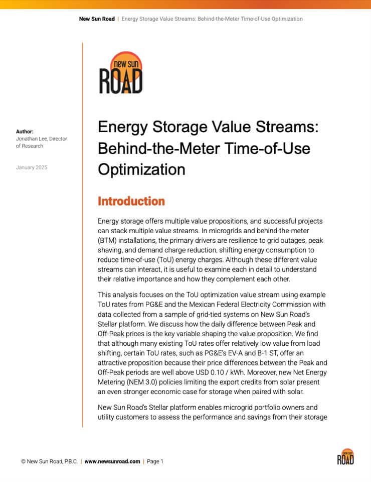 White Paper Download: Energy Storage Value Streams in Behind-the-Meter ...